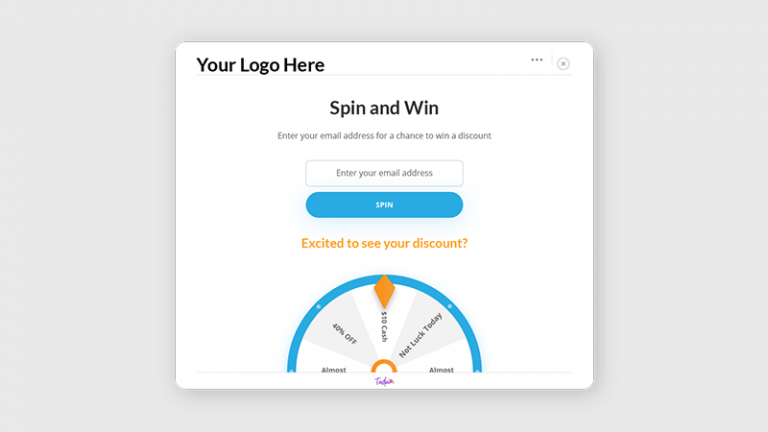 Tada - Exit Intent, Spin to Win Popups, Newsletter Discount Gift Game